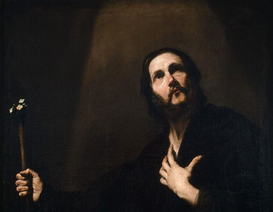 Why is Saint Joseph depicted as an old man in art?