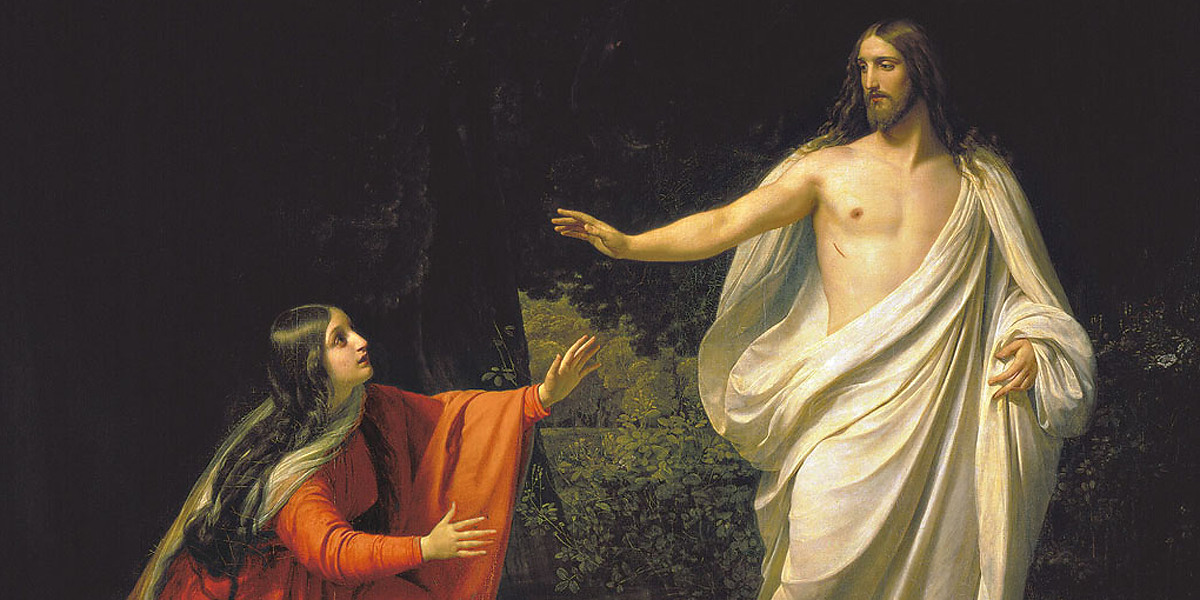 Who were the first people to see the risen Jesus?