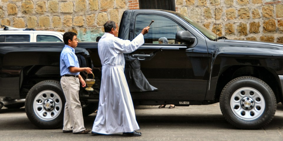 Blessing of a Car--Aleteia