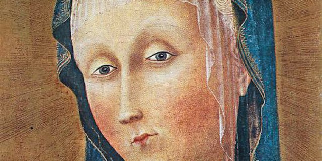 Why is the Virgin Mary always wearing blue?