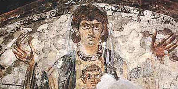 Orans Posture Early Christians Prayer--Aleteia