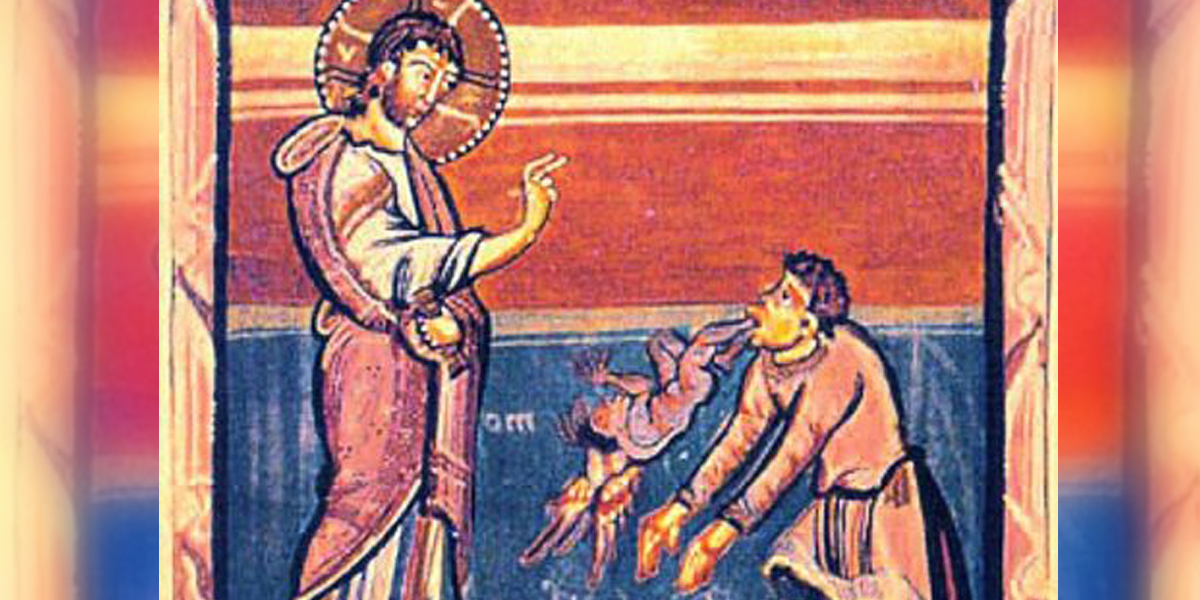 Exorcisms in medieval art: The devil's in the details