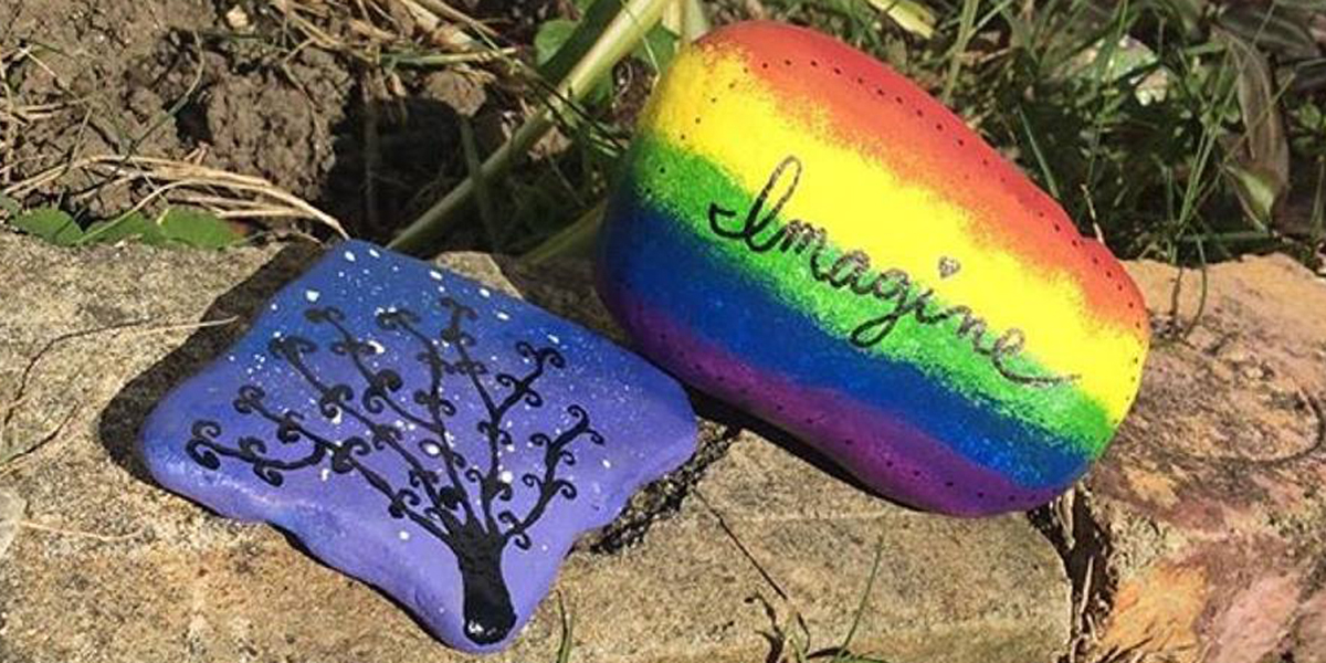 New painted rock trend gets kids back to nature--Aleteia