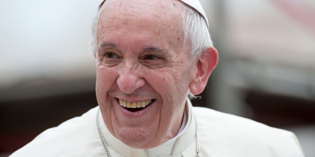 Do you know where Pope Francis gets his cheerfulness from?