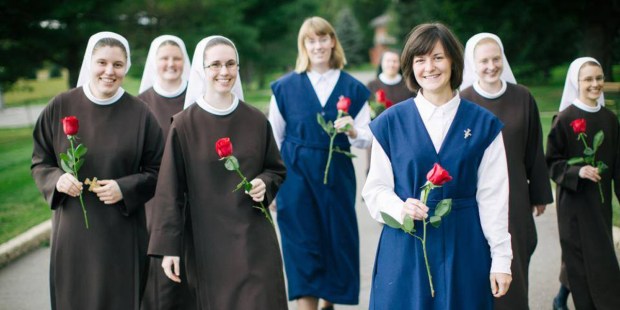 Why do monks and nuns wear different color habits?