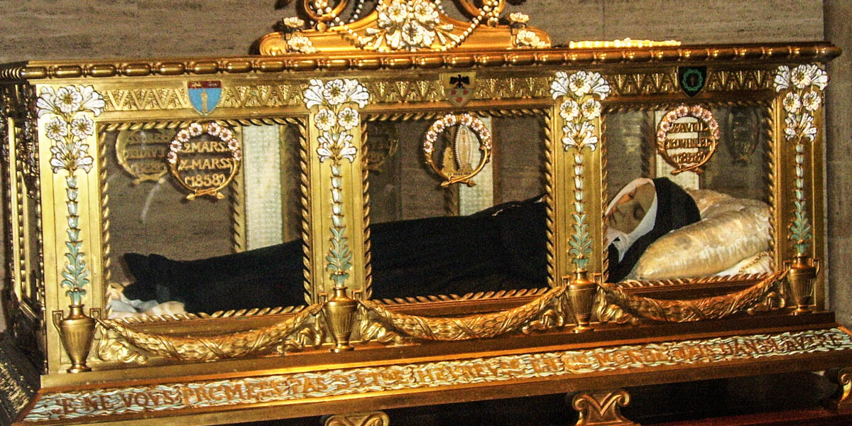 Was St. Cecilia the first saint with an incorrupt body?