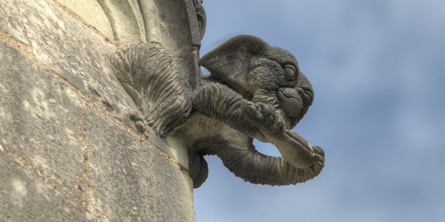 Pop culture gargoyles grace a medieval church in France--Aleteia