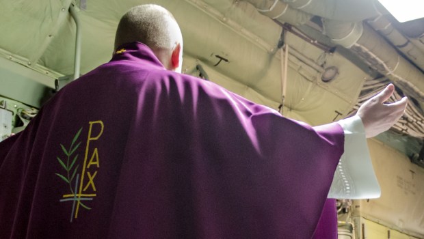 Meaning Behind Violet, Black, White Vestments at Funeral --Aleteia