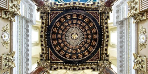 What is a baldacchino or a ciborium?