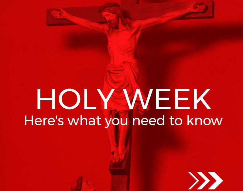 (slideshow) A visual guide to Holy Week