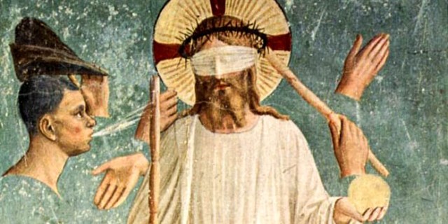 Picturing the Passion: “The Mocking of Christ” by Fra Angelico