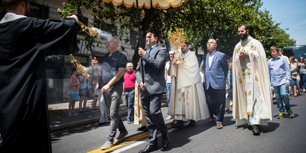 Corpus Christi procession in Rome