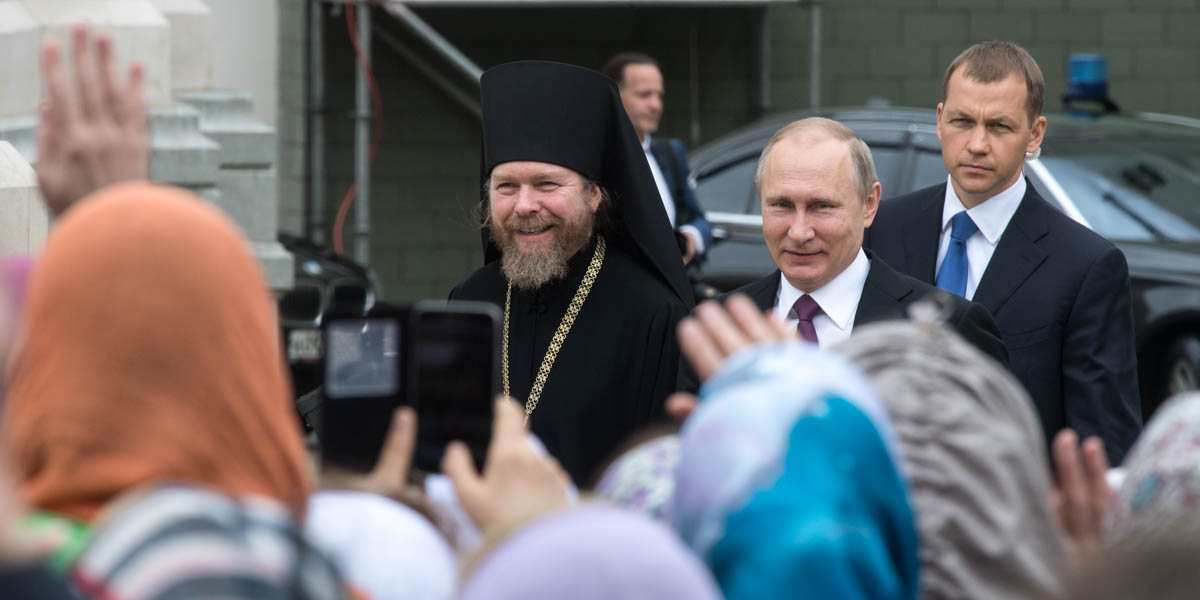 The Russian Orthodox monk with Putin’s ear