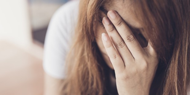 When you’re distraught that there’s no baby on the way