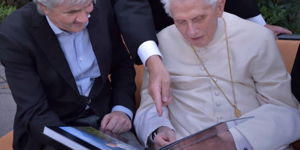 Here’s Pope Benedict in the Ecclesia Mater monastery! (PHOTO)