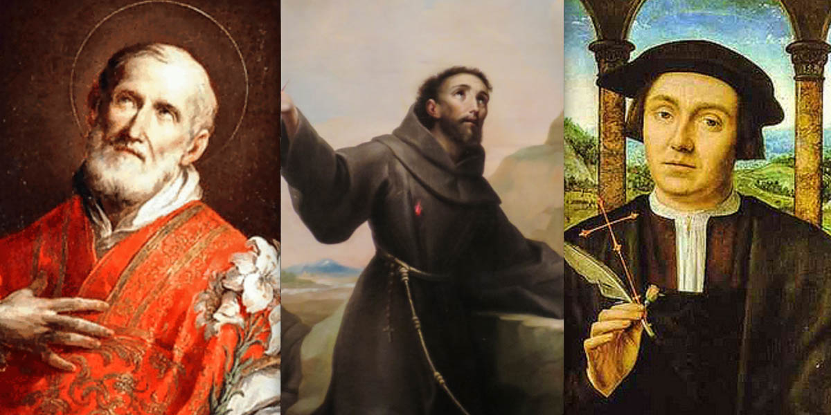 Three saints remind us that holy people are happy people