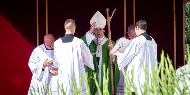 Why is Pope Francis carrying that stick?