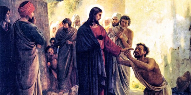 What did the blind beggar see in Jesus that we can’t?