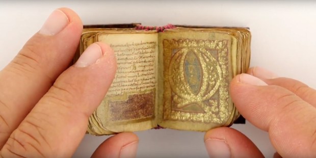 This incredibly tiny book from the Middle Ages will amaze you