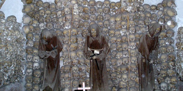 This chapel in Rome is decorated with the bones of 4,000 Capuchin friars