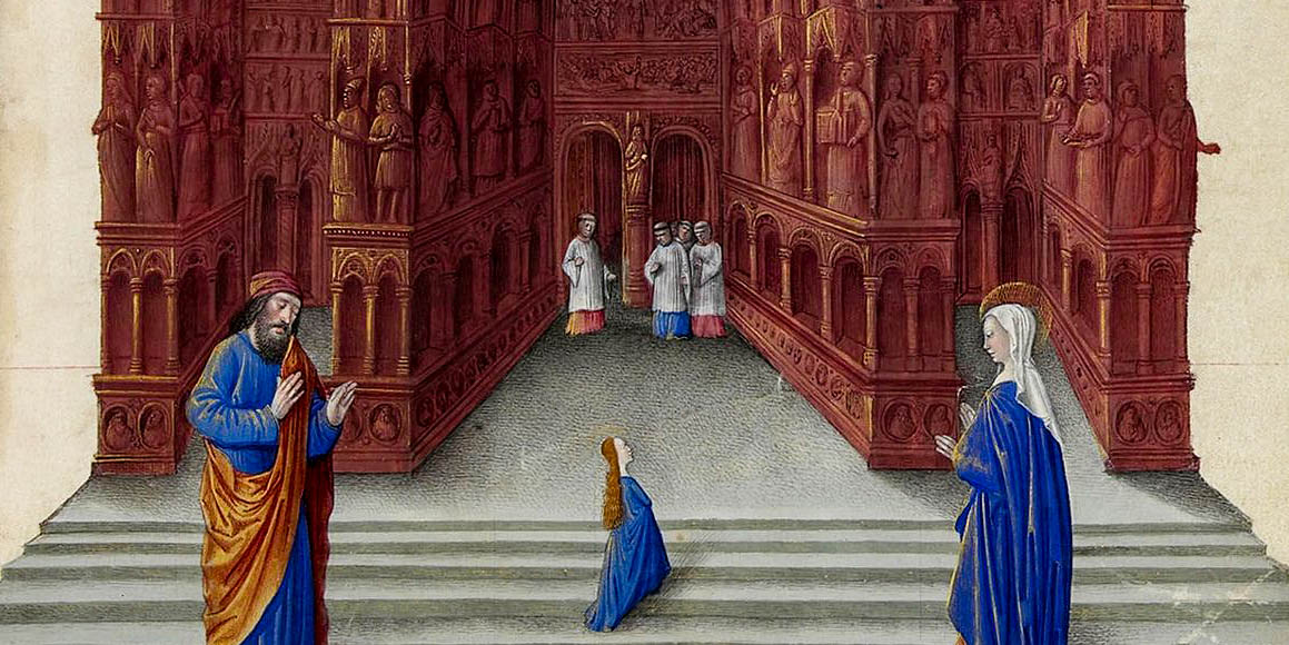 This is the story of Mary's Presentation in the Temple --Aleteia
