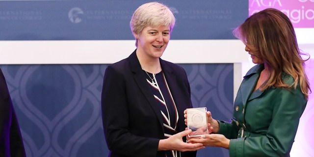 Irish nun receives international courage award for devotion to girls