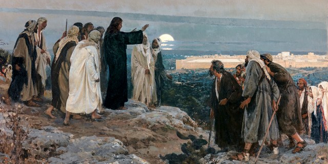 What happened on Tuesday in Holy Week?