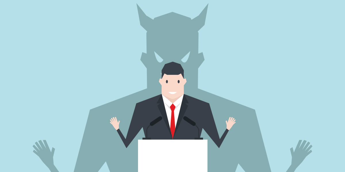 Demonizing the adversary: What Jesus thinks