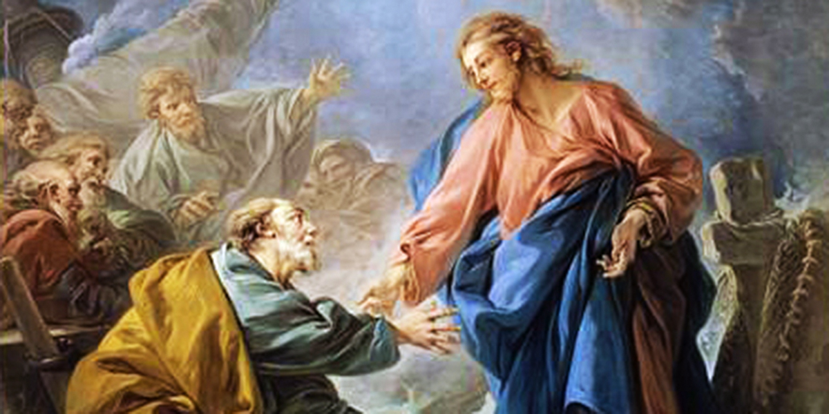 Besides Jesus, which biblical saint walked on water?