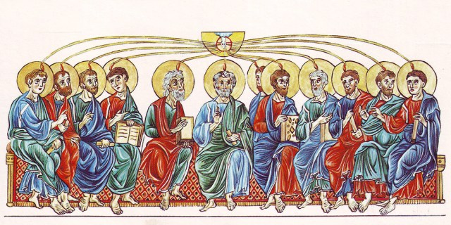 Here's what red vestments symbolize on Pentecost