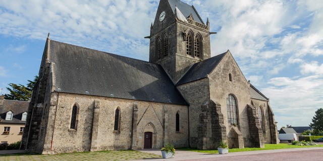 The D-Day paratrooper who landed on a church