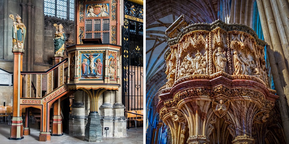 The symbolism of a medieval pulpit --Aleteia
