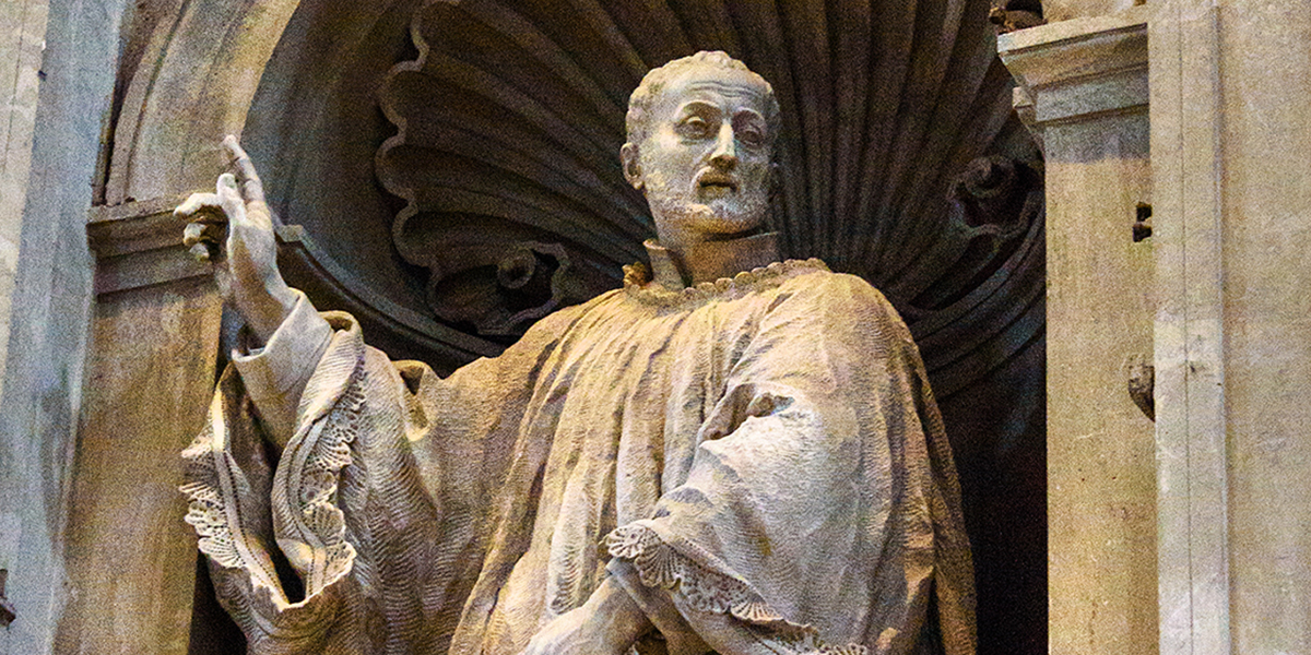 He founded hospitals, a religious order, and even a bank for the poor ...