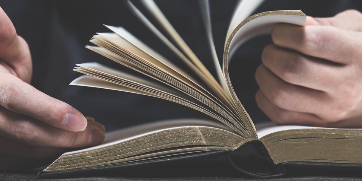 The curious way St. Ambrose read books