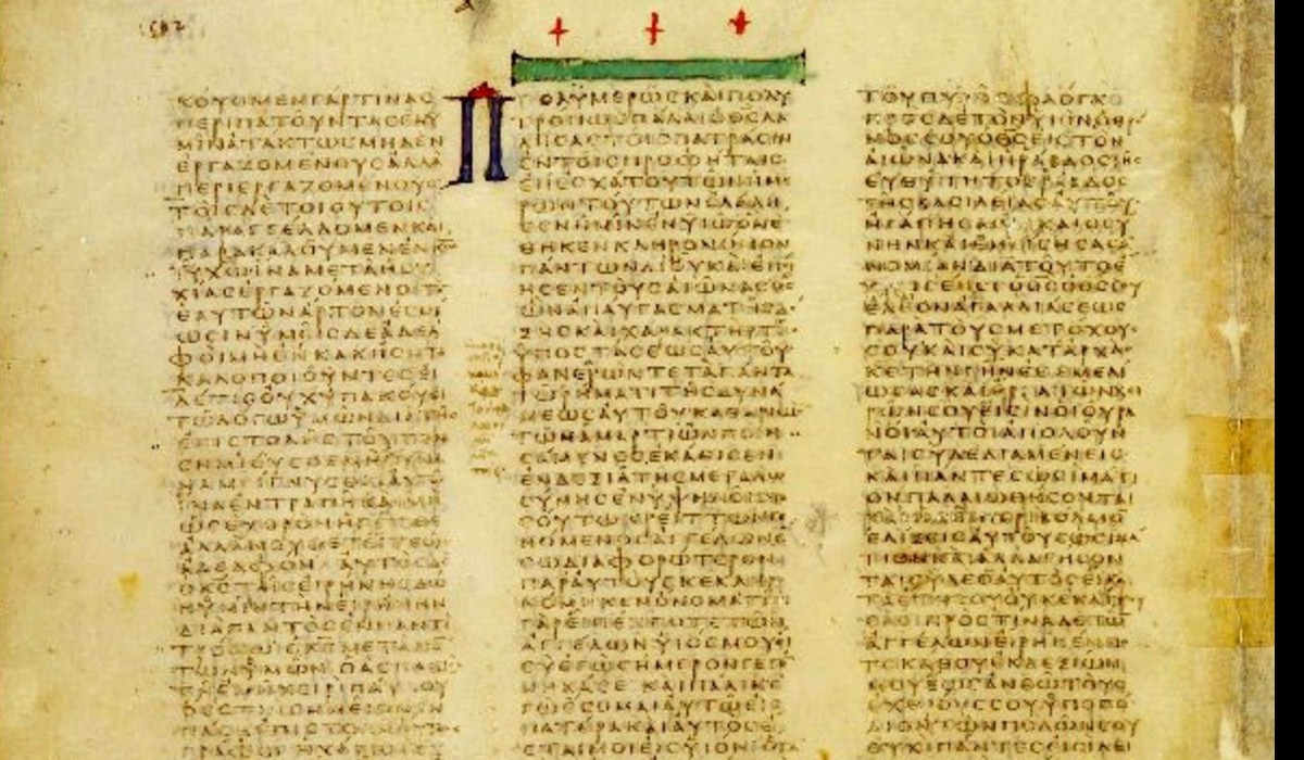 The 3 oldest preserved bibles in the world