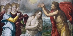 Baptism in the Jordan: John leaps again