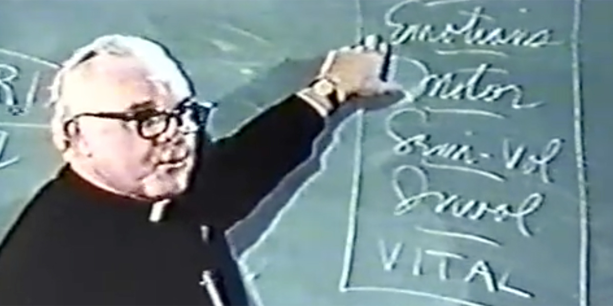 How a priest with a stick of chalk treated alcoholics--Aleteia