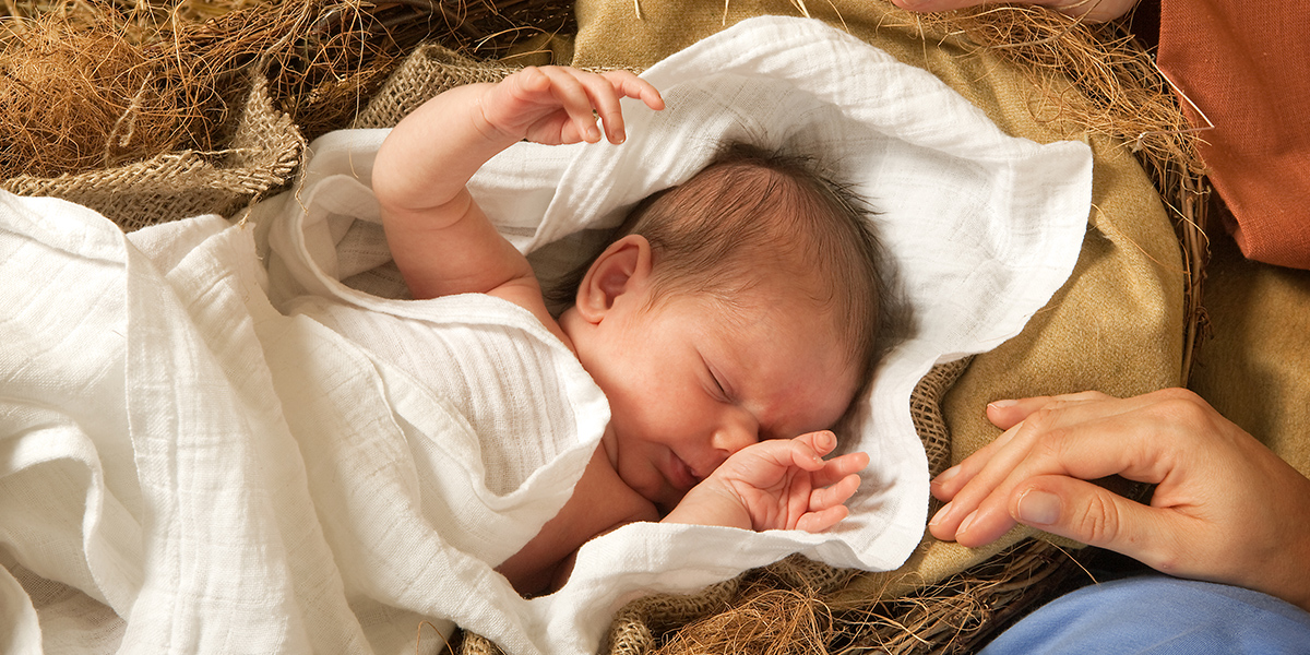 The symbolism of swaddling clothes at Jesus' birth
