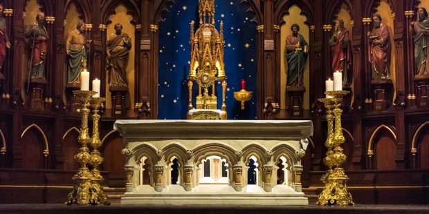 The spiritual symbolism of stone altars