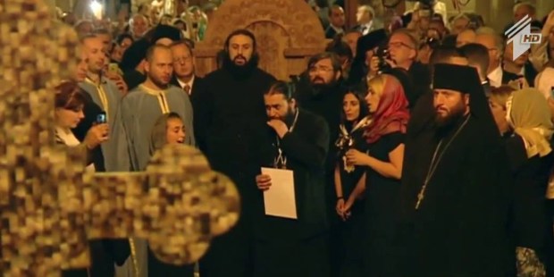 Watch this Georgian Orthodox priest’s chant move Pope Francis