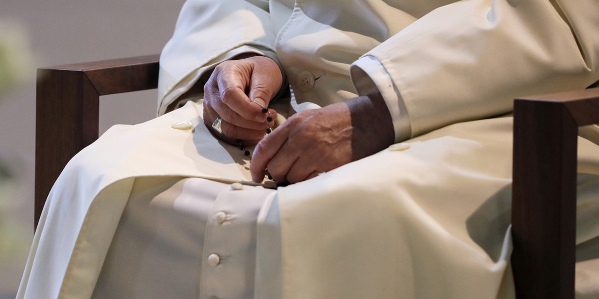 Here's how the Pope prayed before his ordination