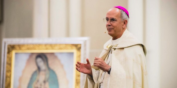 Bishop cited by the Pope feels encouraged and humbled