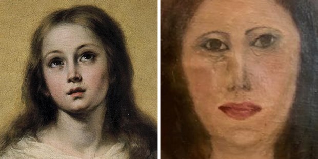 Another botched restoration, this time on painting of the Immaculate ...