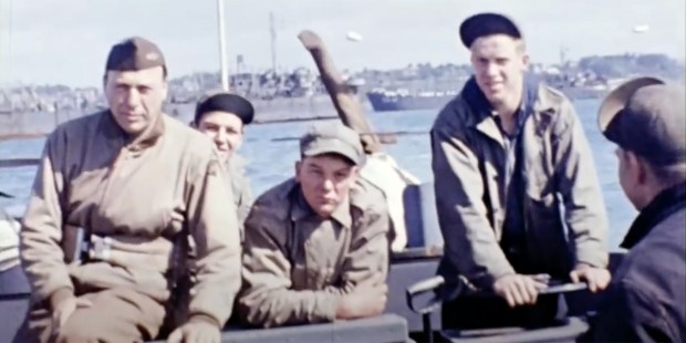 Rare color footage of U.S. troops in the days before D-Day