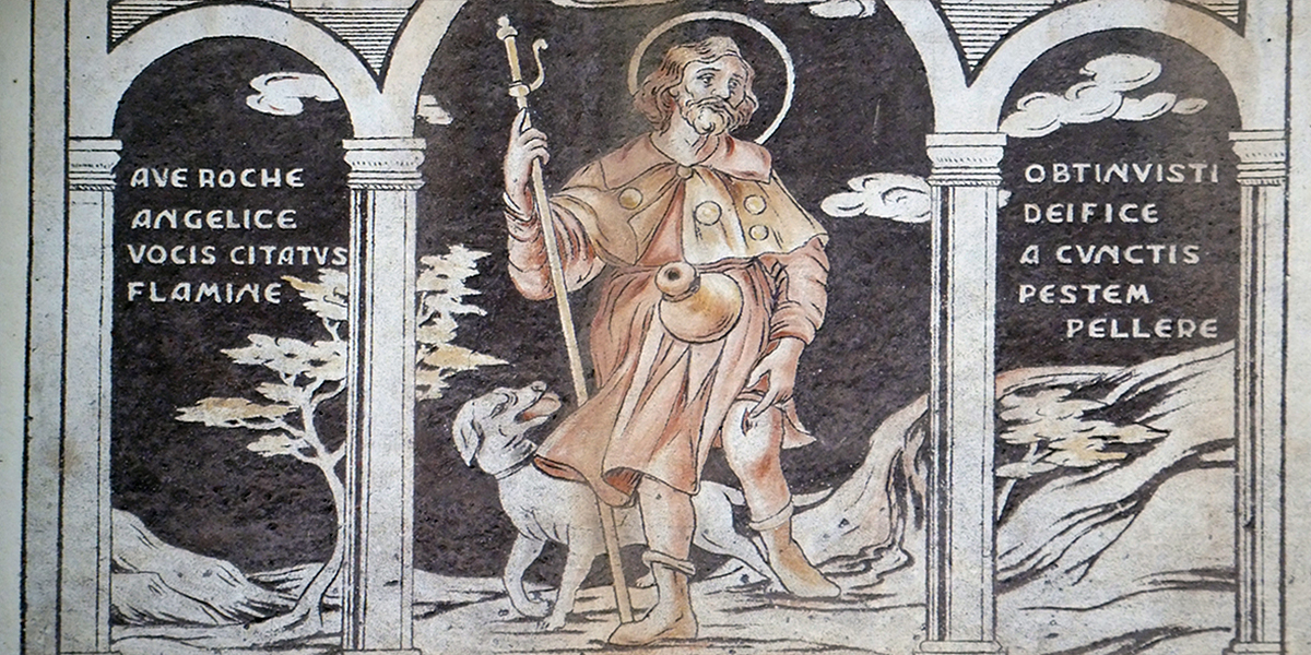 Why is St. Roch the patron saint of dogs?