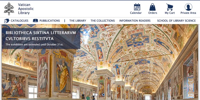 Vatican Library introduces new and improved searchable website