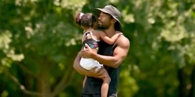 The incredible way one dad gets his daughter to put total trust in him