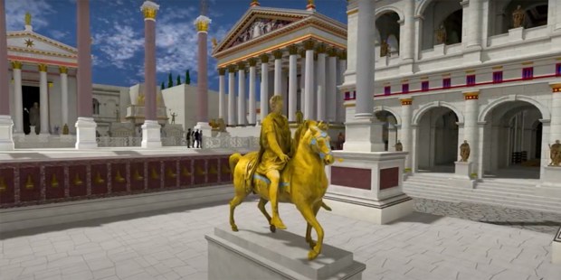 “Rome Reborn” simulates the ancient city for virtual tours