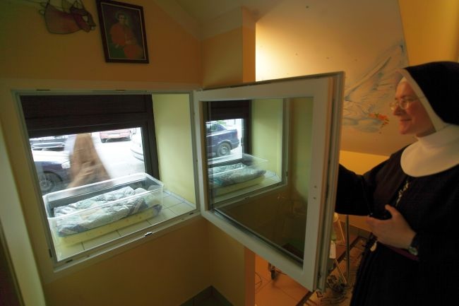 Polish nuns discover baby placed in "Window of Life" box