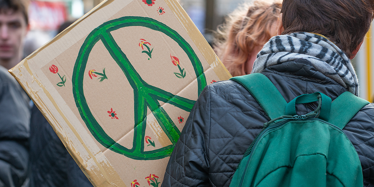 Prayer for peace during civil unrest